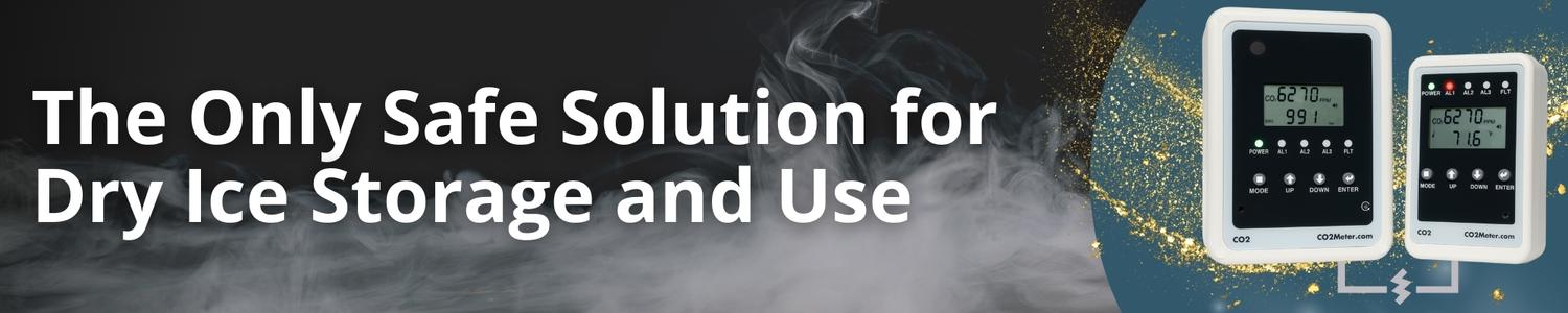 Dry Ice Safety – CO2 Meter