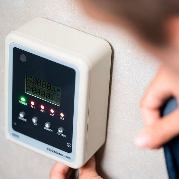 Remote Carbon Dioxide CO2 Storage Safety 3 Alarm | CO2Meter.com